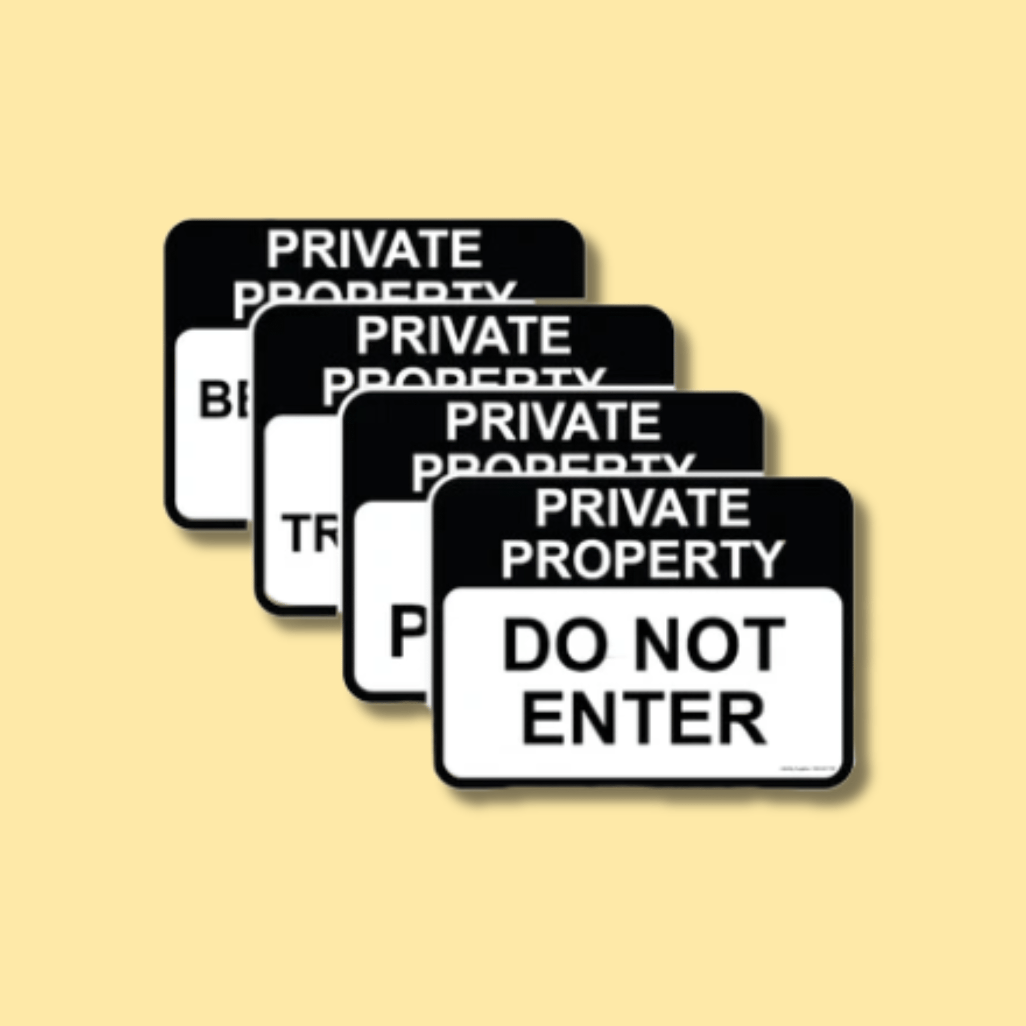 Private Property Signs, No Trespassing Sign | eSafety Supplies