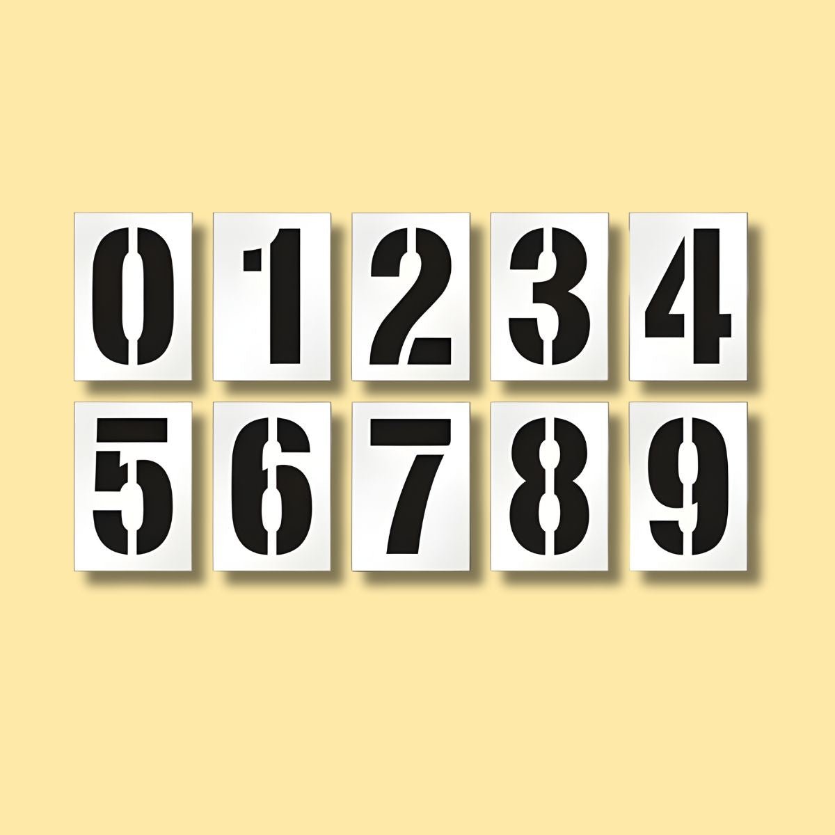 Letters & Numbers Stencils – eSafety Supplies