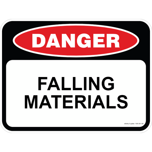 Danger Sign - Falling Materials - eSafety Supplies