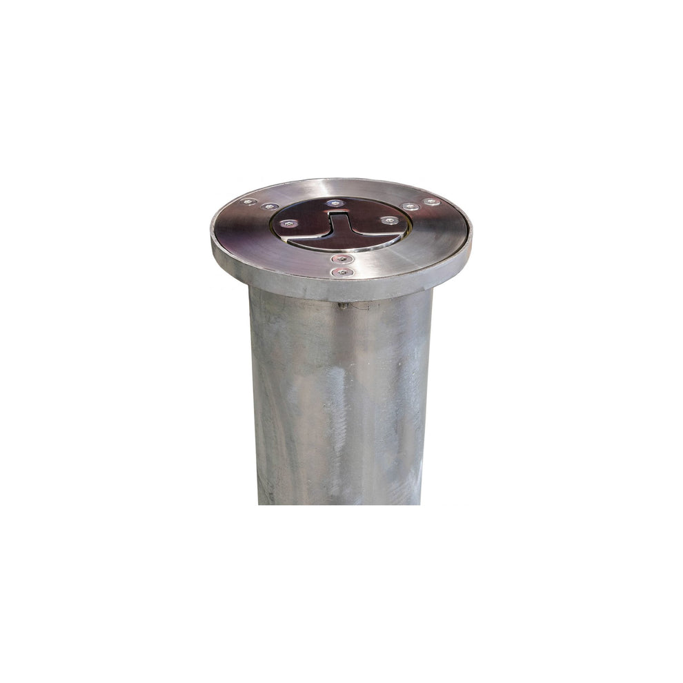 Inground Retractable Bollard — Key Lock | eSafety Supplies