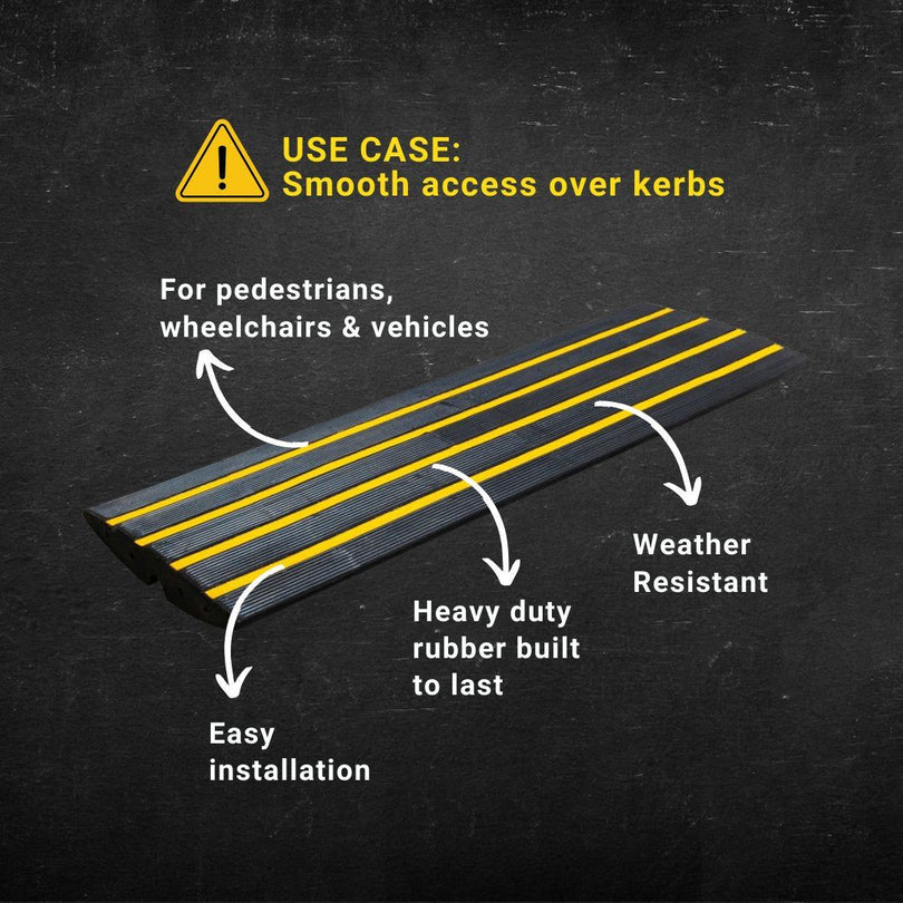 Driveway Guru Rolled Kerb Edge Ramp 1.2m | eSafety Supplies