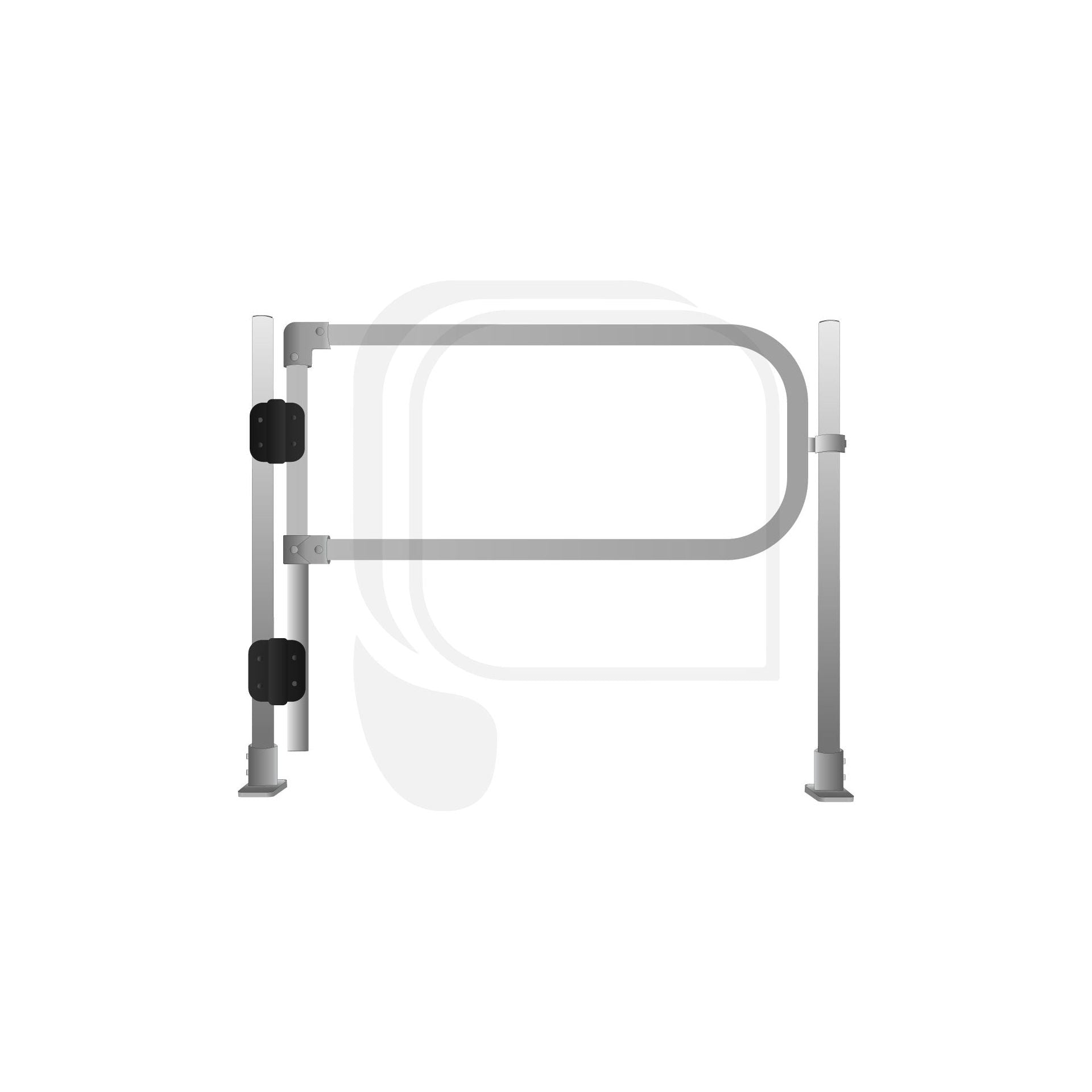 Cope Self Closing Gate 900mm - Galvanised Yellow | eSafety – eSafety ...