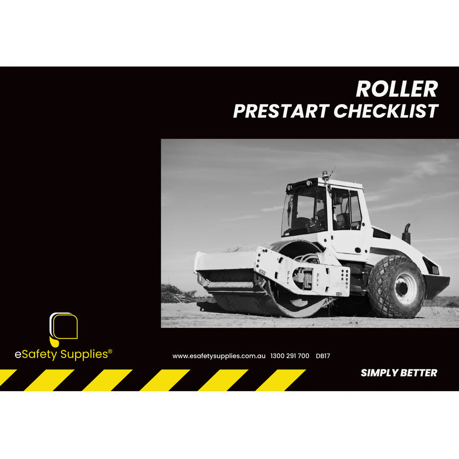Roller Prestart Checklist Books – eSafety Supplies