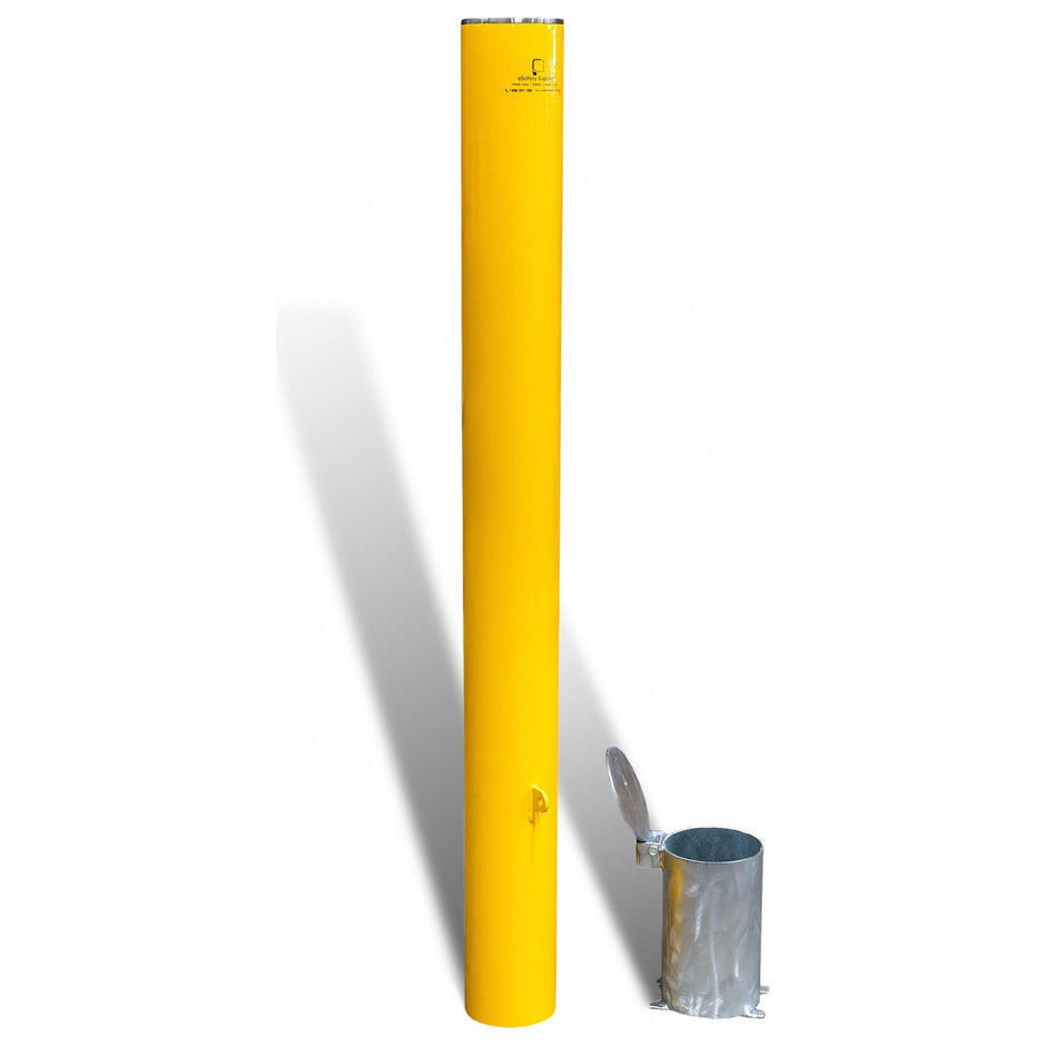 Removable & Lockable Bollards | Key & Padlock