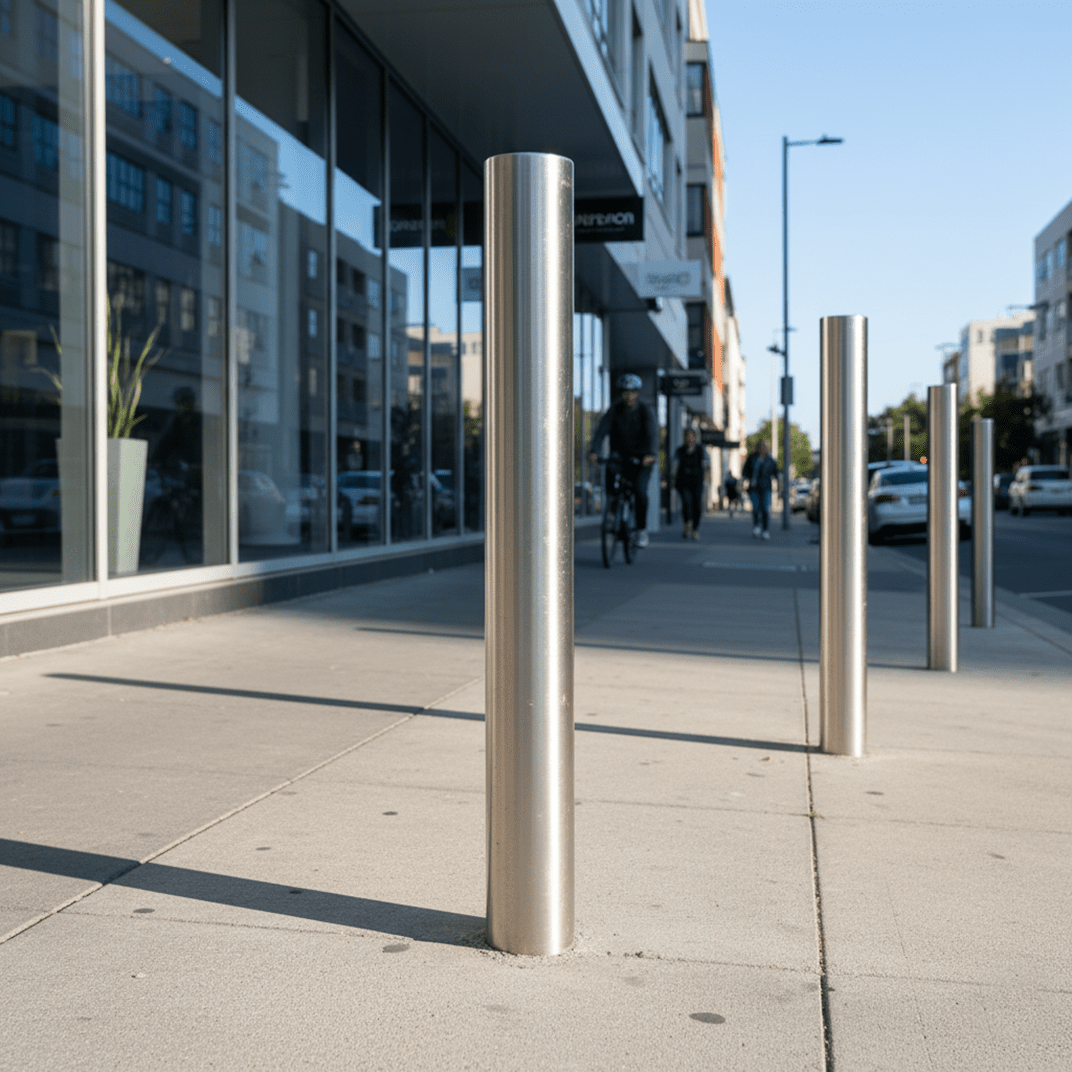 Stainless Steel Bollard — Inground | eSafety Supplies