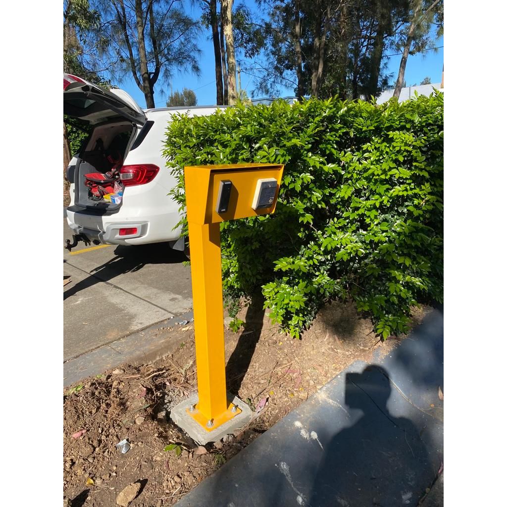 Intercom Card Reader Post Bollard | eSafety Supplies