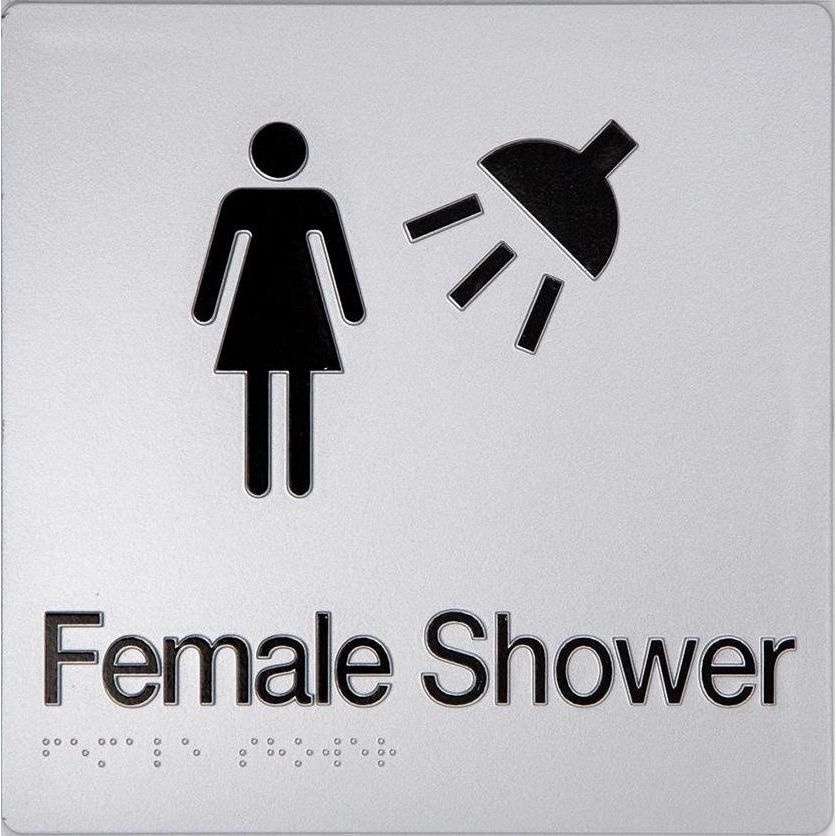 Female Shower sign 180x180mm | eSafety Supplies