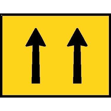2 Lane Status sign — Boxed Edge Sign | eSafety Supplies