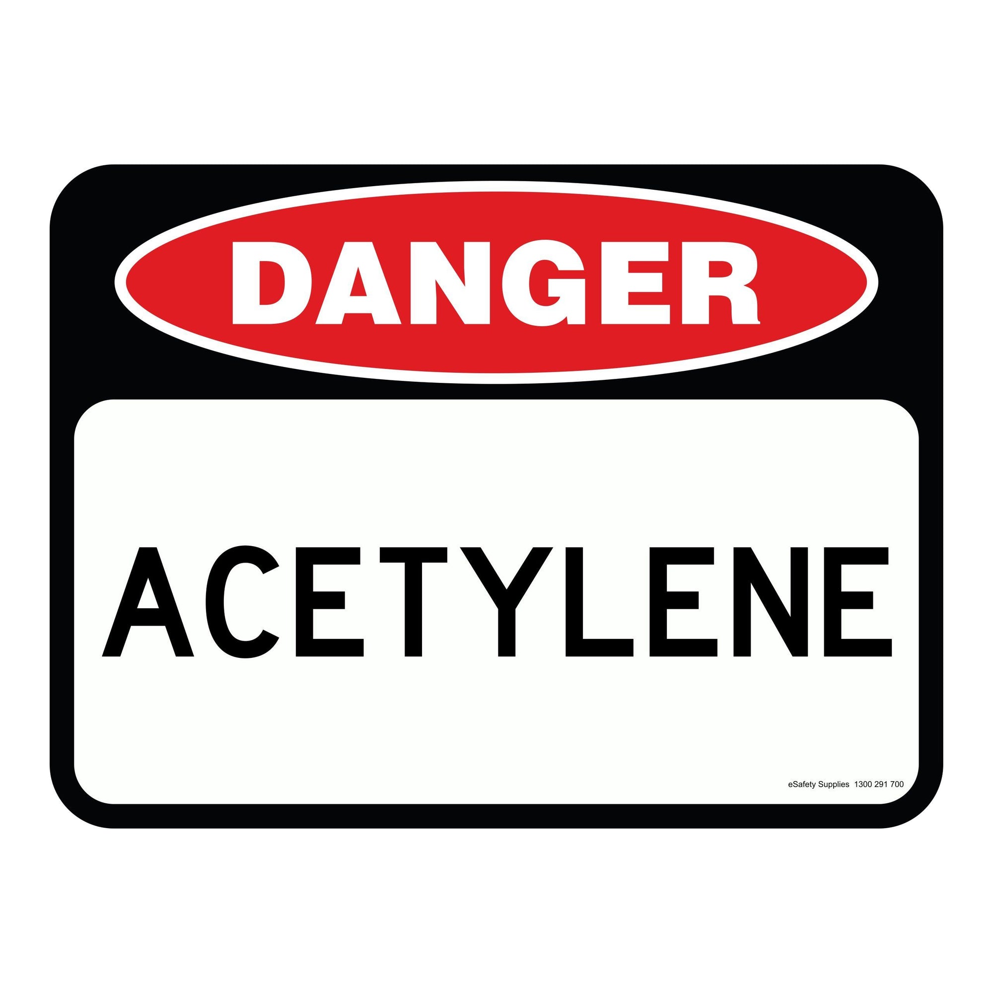 Danger Sign - Acetylene