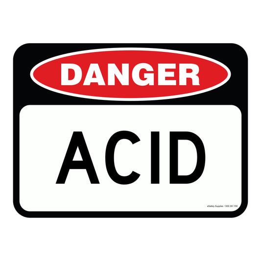 Danger Sign - Acid – eSafety Supplies