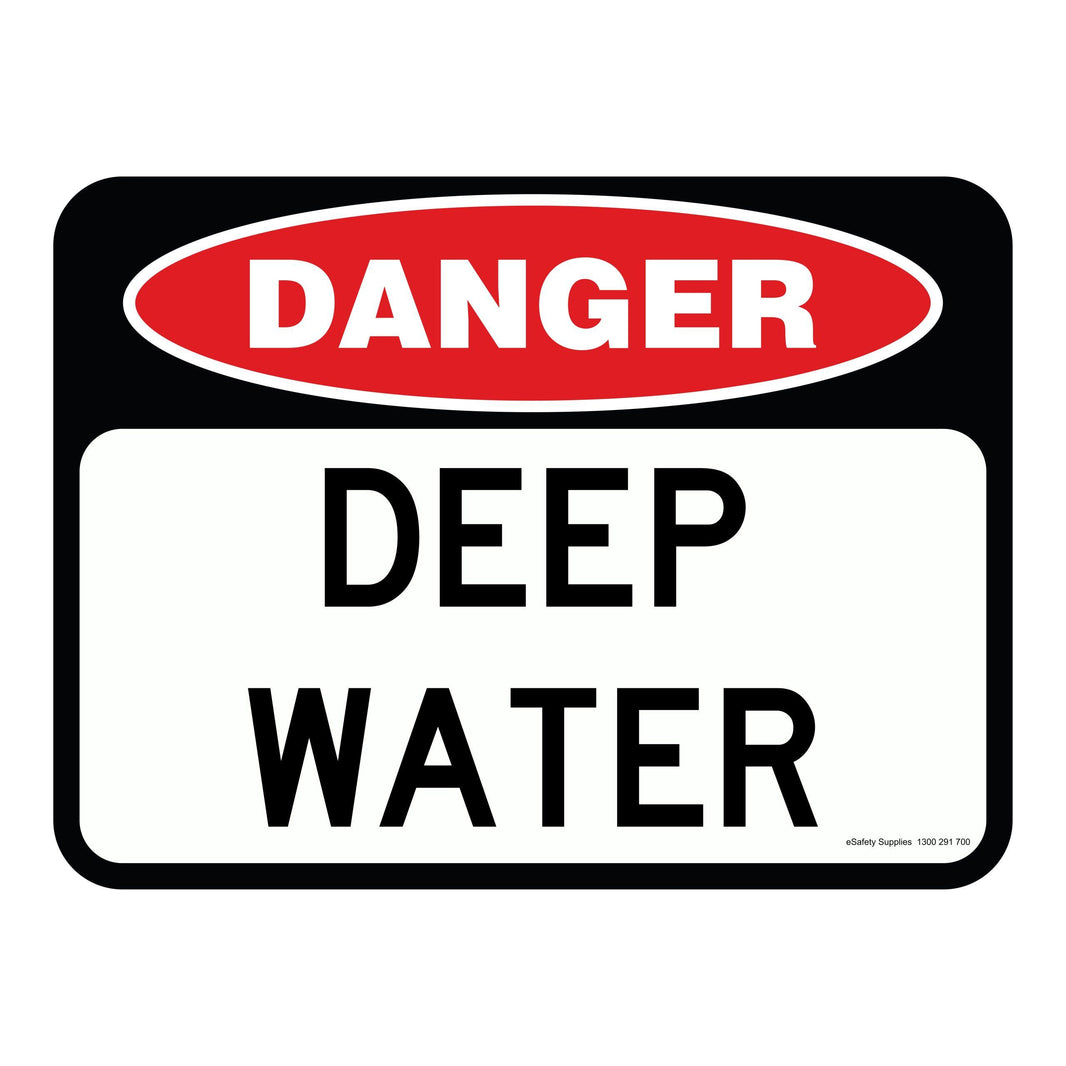 Danger Sign - Deep Water – eSafety Supplies