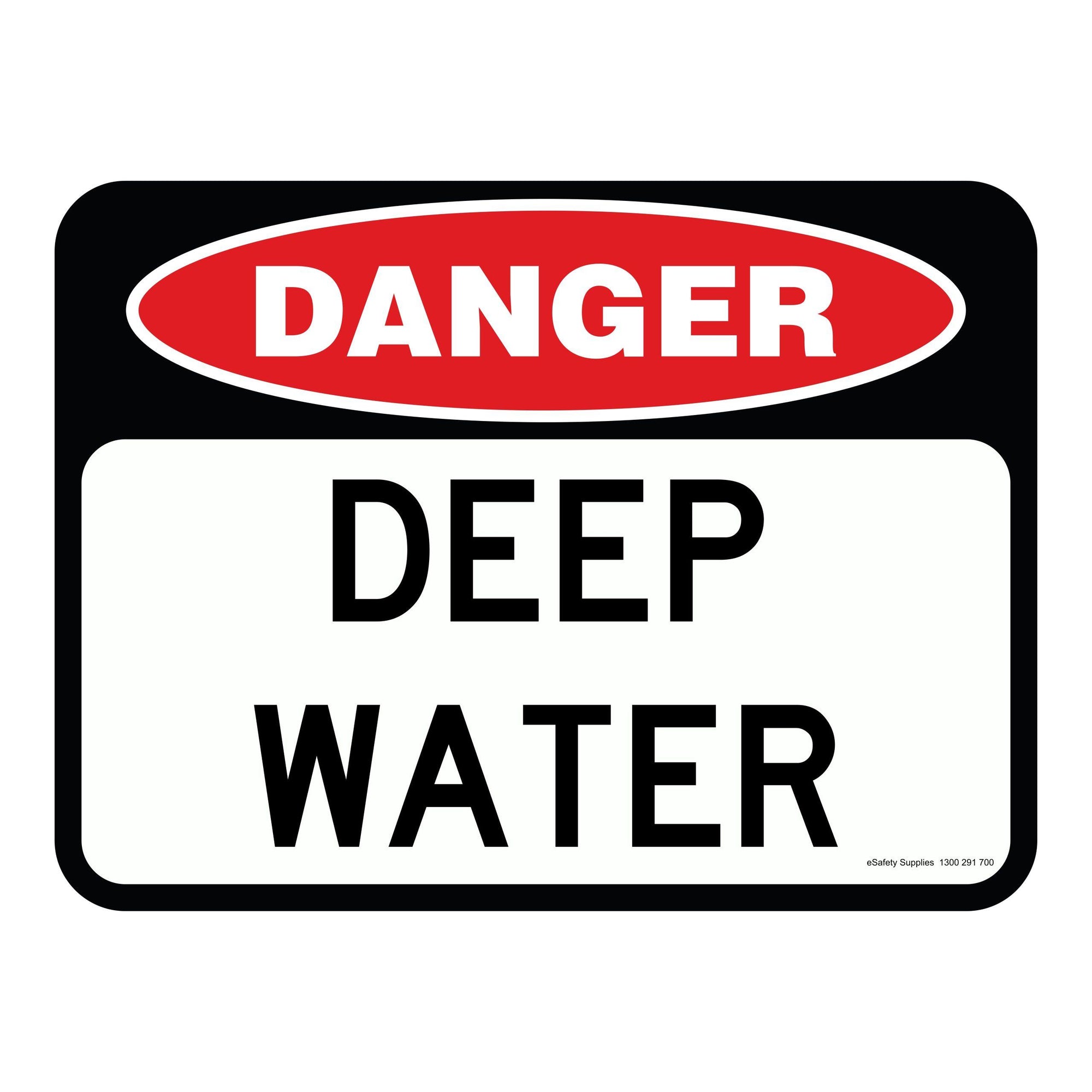 Danger Sign - Deep Water
