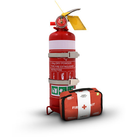 Safety Bundle - Extinguisher&FirstAid Kit - eSafety Supplies