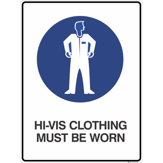 Safety Sign Hi-Vis Clothing Sign | eSafety Supplies