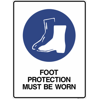 Safety Sign Foot Protection Sign | eSafety Supplies