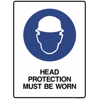 Safety Sign Head Protection Sign | eSafety Supplies