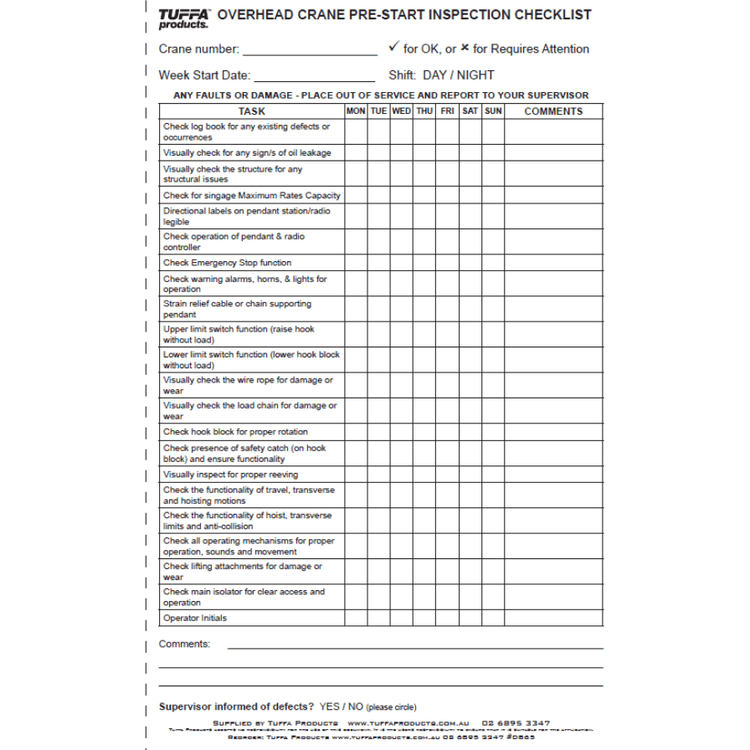 Prestart Books | Vehicle Operations & more – eSafety Supplies