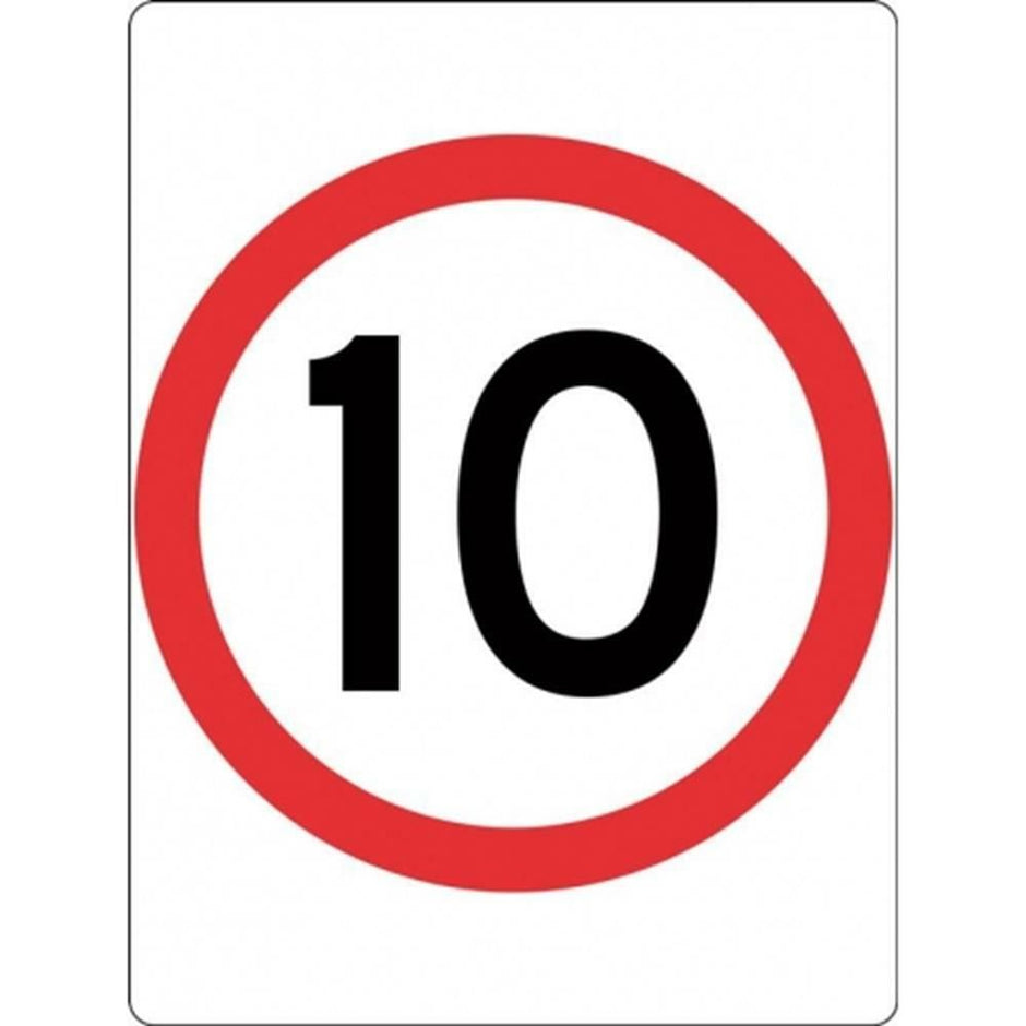 10 Km Speed Sign | eSafety Supplies