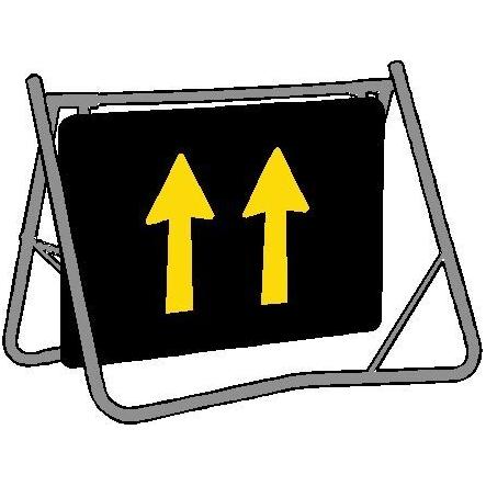 2 Lane Status Sign — Nightwork | eSafety Supplies