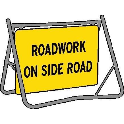 Swing Stand & Sign Roadwork On Side Road | eSafety Supplies