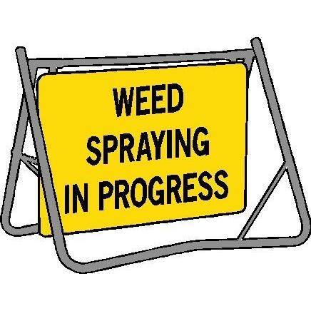 Swing Stand & Sign — Weed Spraying | eSafety Supplies
