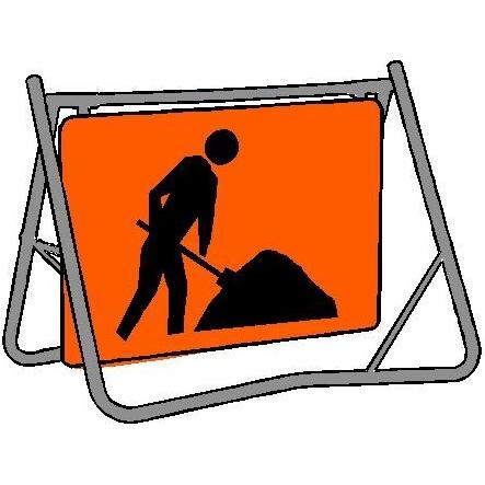 Swing Stand & Sign - Worker Symbol | eSafety Supplies