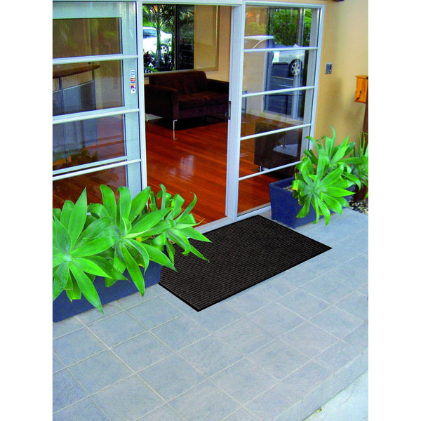 Ribbed Entrance Mat - Grey